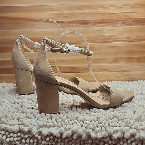Sam Edelman | Shoes | Sam Edelman Odila Nude Scallop Ankle Strap Dress ...